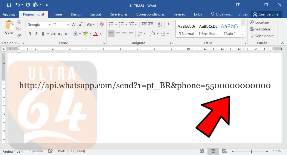 Como fazer um link com o número do whatsapp zap
