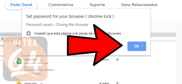 Como bloquear o Google Chrome do computador windows com senha