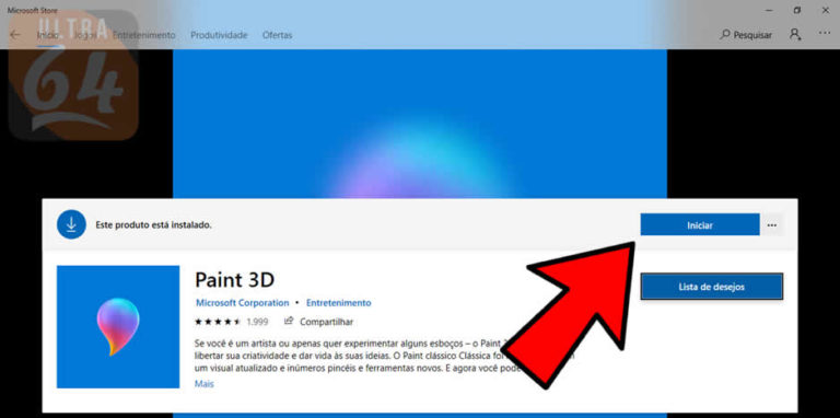Como baixar o Paint 3D