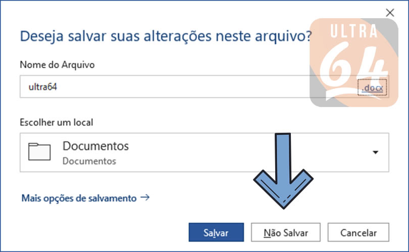 Como recuperar documentos perdidos do word, excel e powerpoint que não foram salvos